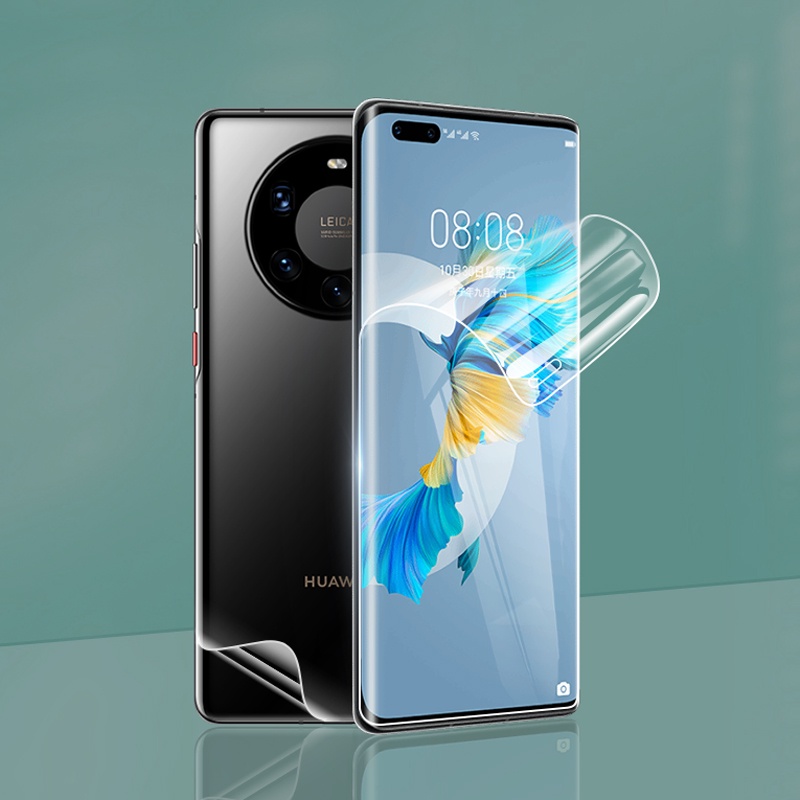 Ultra Thin Hydrogel ฟิล์มสําหรับ Huawei Mate 40 30 Mate40 Pro Plus RS Porsche Design 5G 40E 4G ...