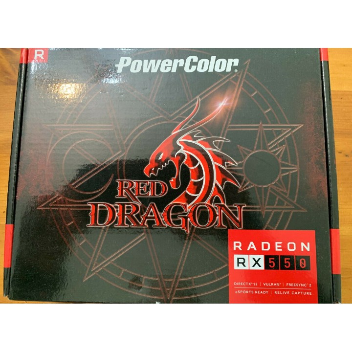 PowerColor AMD Radeon RX 550 Red Dragon Graphics Card | Shopee Thailand