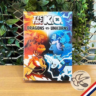 Tic Tac K.O.: Dragons vs Unicorns / Cute vs Evil แถมห่อของขวัญฟรี [Boardgame] | Shopee Thailand
