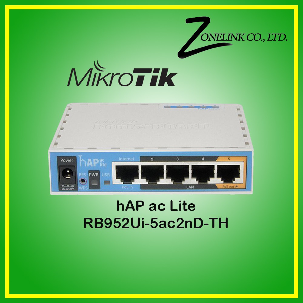hAP ac lite,RB952Ui-5ac2nD-TH Mikrotik | Shopee Thailand