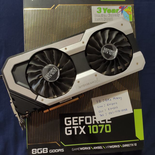 GTX 1070 8Gb Super Jetstream Palit แรงสุดในรุ่น | Shopee Thailand