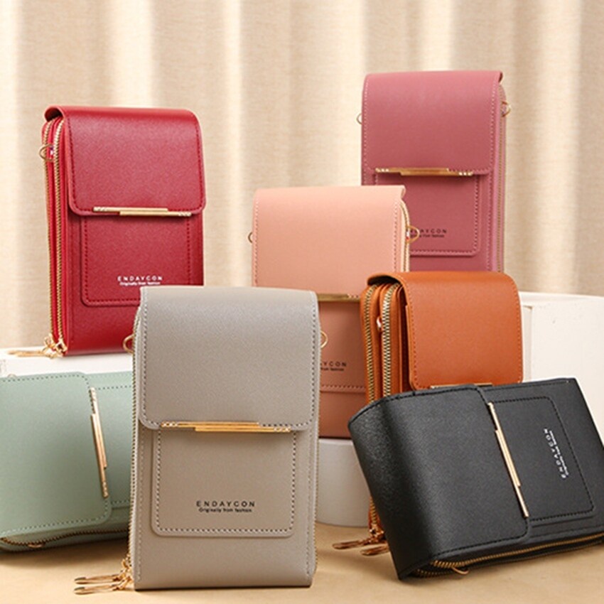 FEIYANA-กระเป๋าใส่มือถือทัชสกรีน กระเป๋ามือถือน่ารักๆทรงแนวตั้งสไตล์เกาหลี JJ-H017 | Shopee Thailand