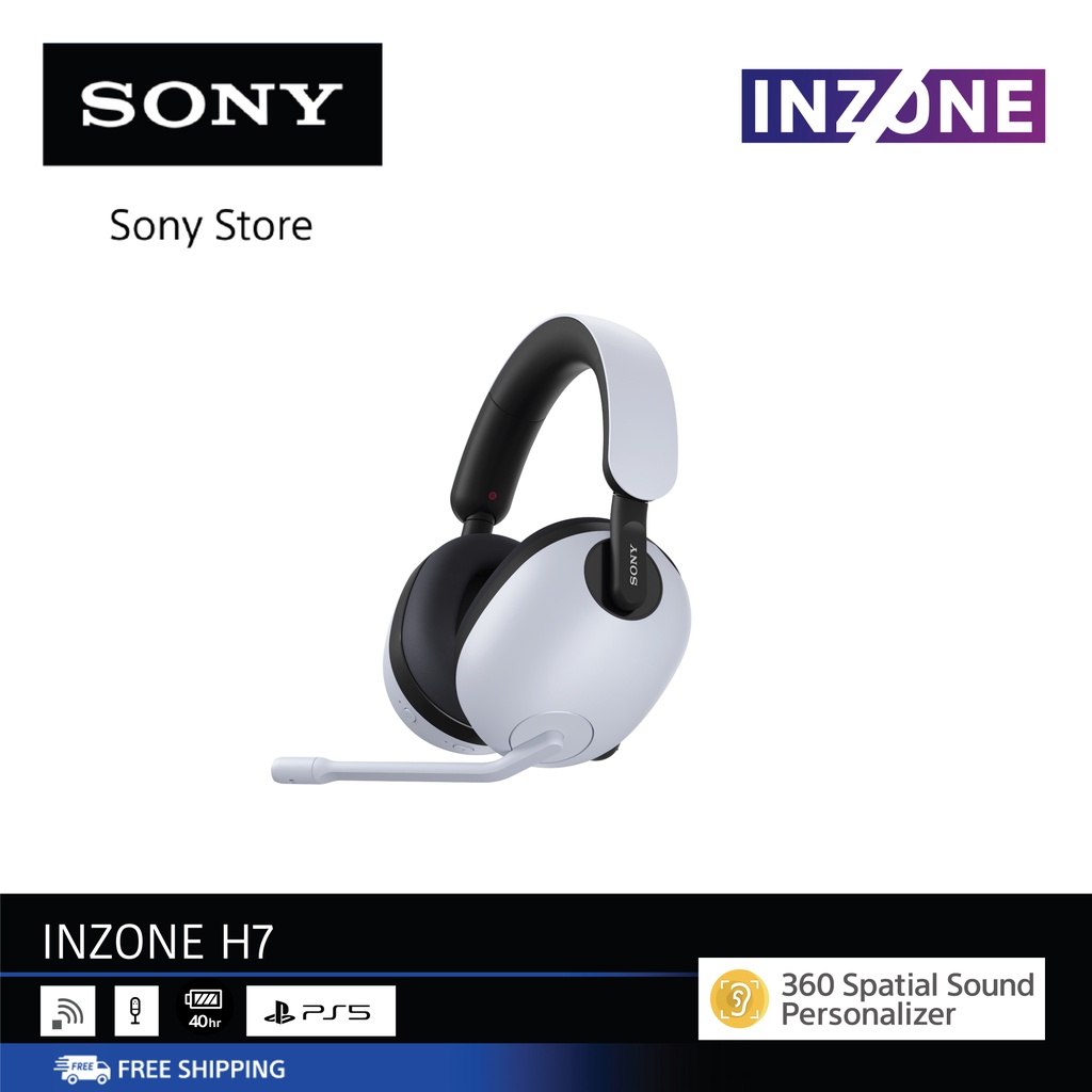 Sony WH-G700 INZONE H7 ชุดหูฟังไร้สายสำหรับเล่นเกม | Shopee Thailand