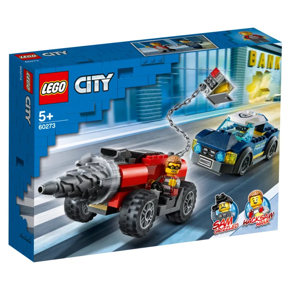 LEGO City Police Driller Chase 60273 | Shopee Thailand