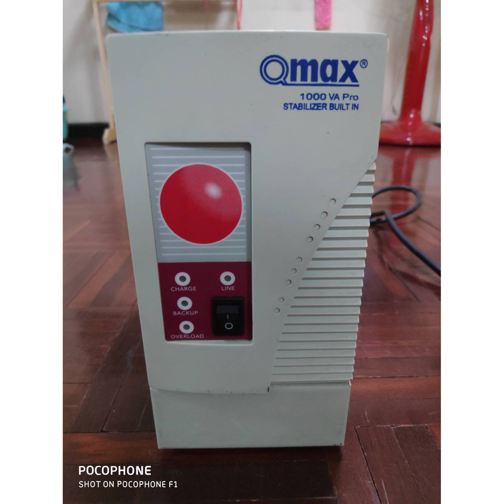 QMAX 600W/1000VA แต่ใช้ได้ไม่ถึงใช้ได้ไม่เกิน 550W | Shopee Thailand