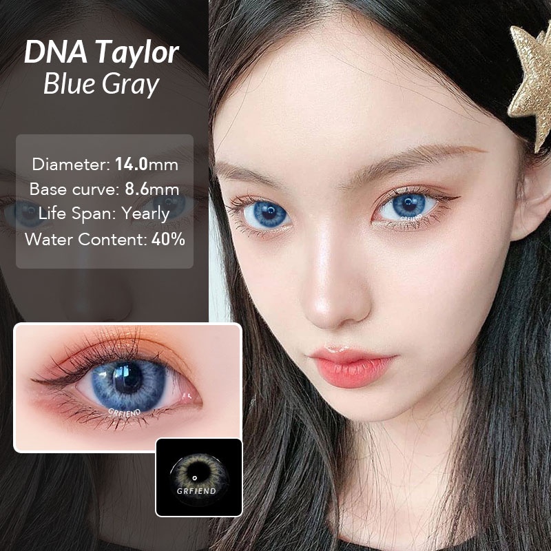 Freshlady DNA Taylor Brown Hazel คอนแทคเลนส์บิ๊กอายส์ แบบรายปี สีน้ำตาลเฮเซล (0-8.00) ขนาด 14.00 ...