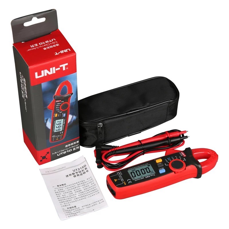 UNI-T UNI T Mini Clamp Meter UT210E ดิจิตอล True RMS AC/DC เครื่องทดสอบ ...