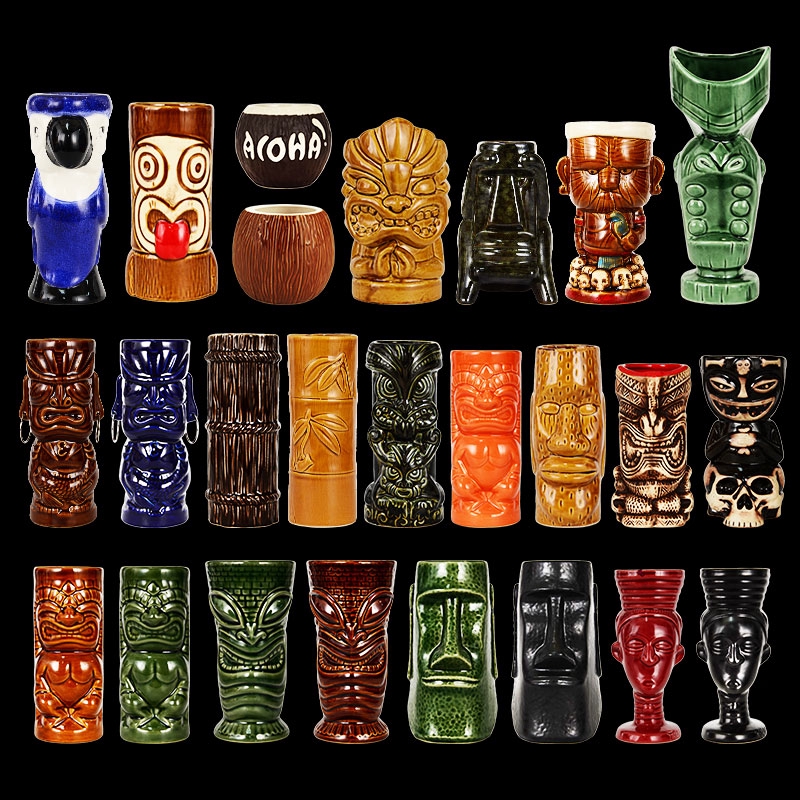 บาร์เซรามิค Tiki Cup Totem Cup Tiki Mug | Shopee Thailand