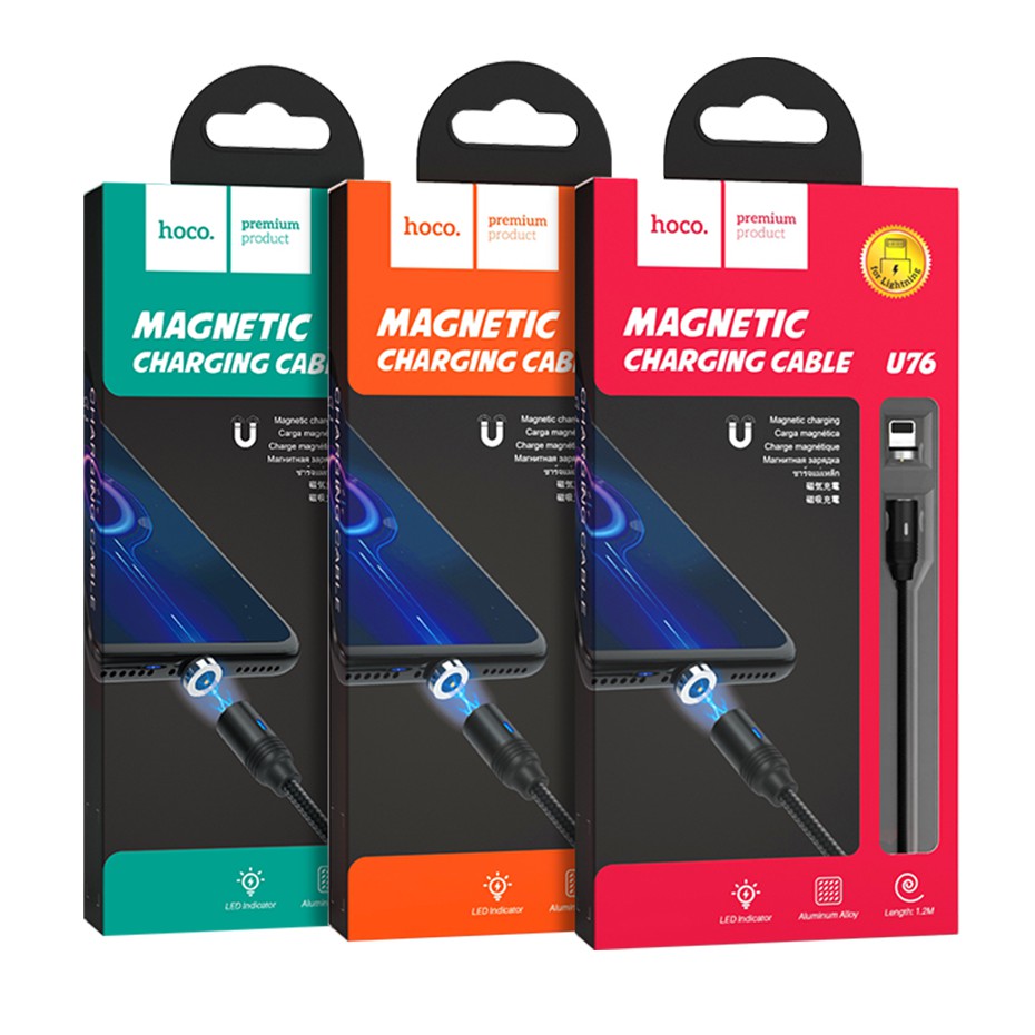 Hoco U76 ชาร์จเร็ว 2.4-3A ยาว 1.2 เมตร แท้100% | Shopee Thailand