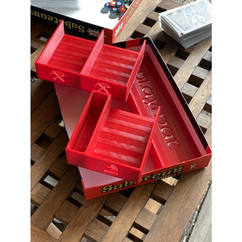 [Plastic] Saboteur Deluxe Board Game: Insert - ชุดจัดเก็บอุปกรณ์ สำหรับ ...