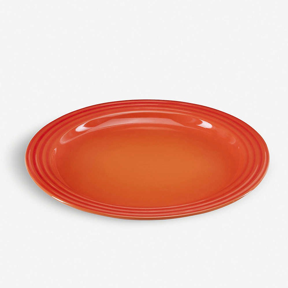 LE CREUSET Stoneware dinner plate 27cm | Shopee Thailand