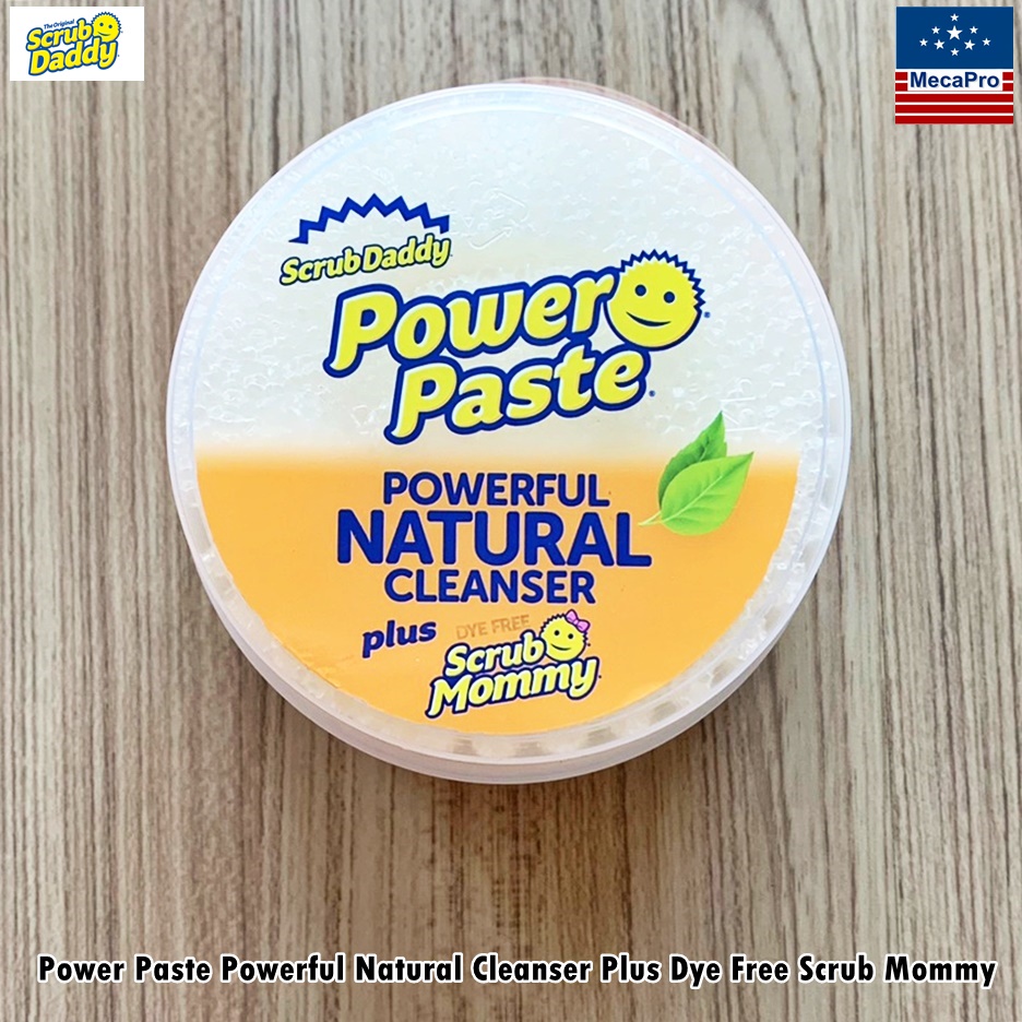 Scrub Daddy® Power Paste Powerful Natural Cleanser Plus Dye Free Scrub ...