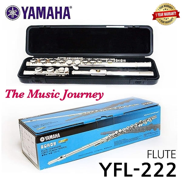Yamaha YFL-222 ฟลูต Flute ของแท้ รับประกันศูนย์ 1 ปีเต็ม สินค้าพร้อมส่ง ...