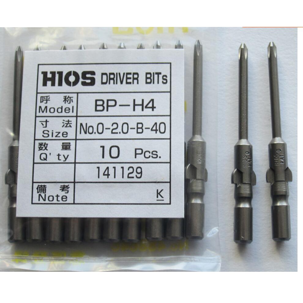 ญี่ปุ่น HIOS ไขควงไฟฟ้าเฉพาะบิต BP-H4 No.0-2.0-B-40 60 80 100 | Shopee ...