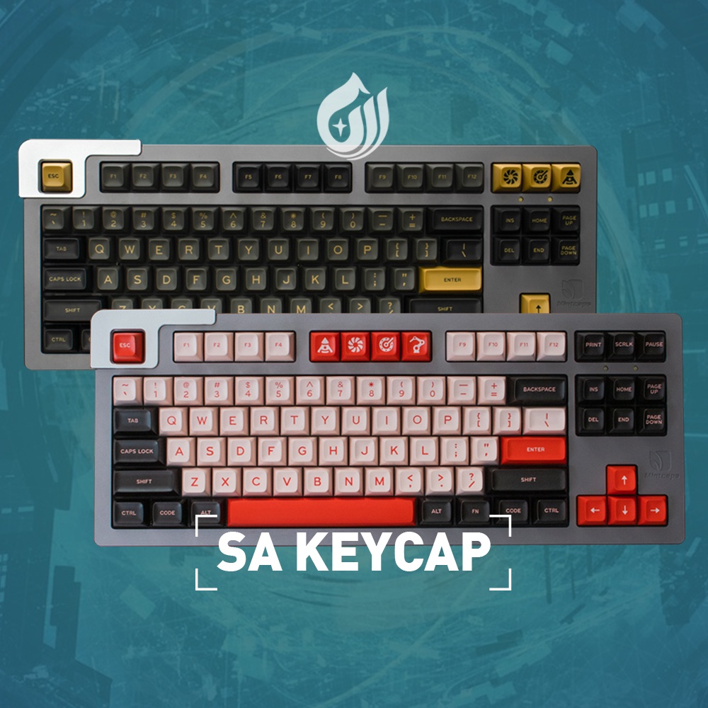 170 Keys Aifei Keycaps Heavy Inductury SA Profile Key Dye-Sub Keycap ...