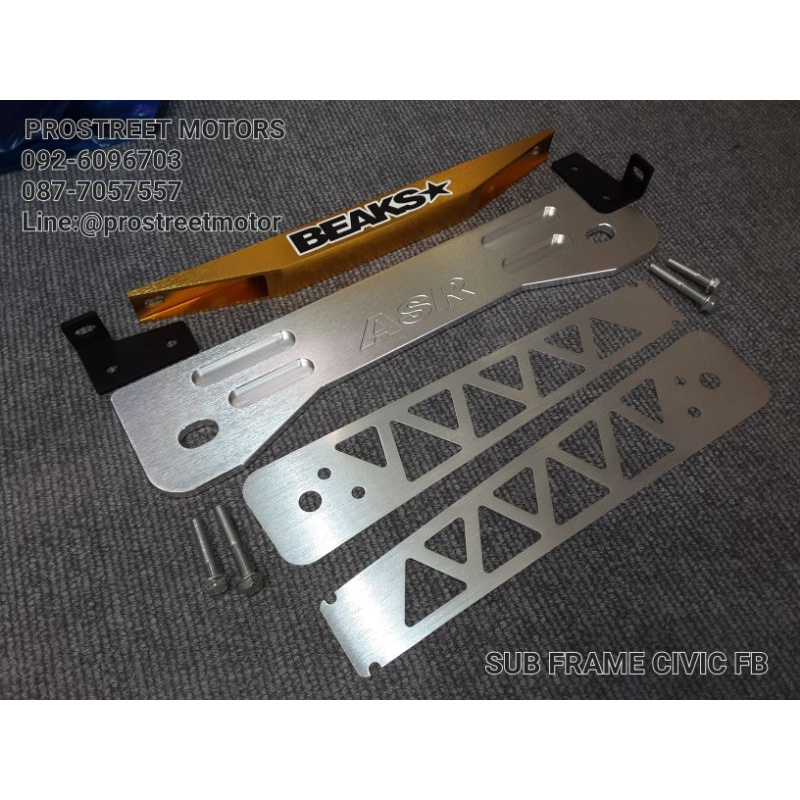 ซับเฟรม ASR ปีกนกซับเฟรม ตรงรุ่น Honda Civic FB FD CEDIA ค้ำล่าง beaks ...