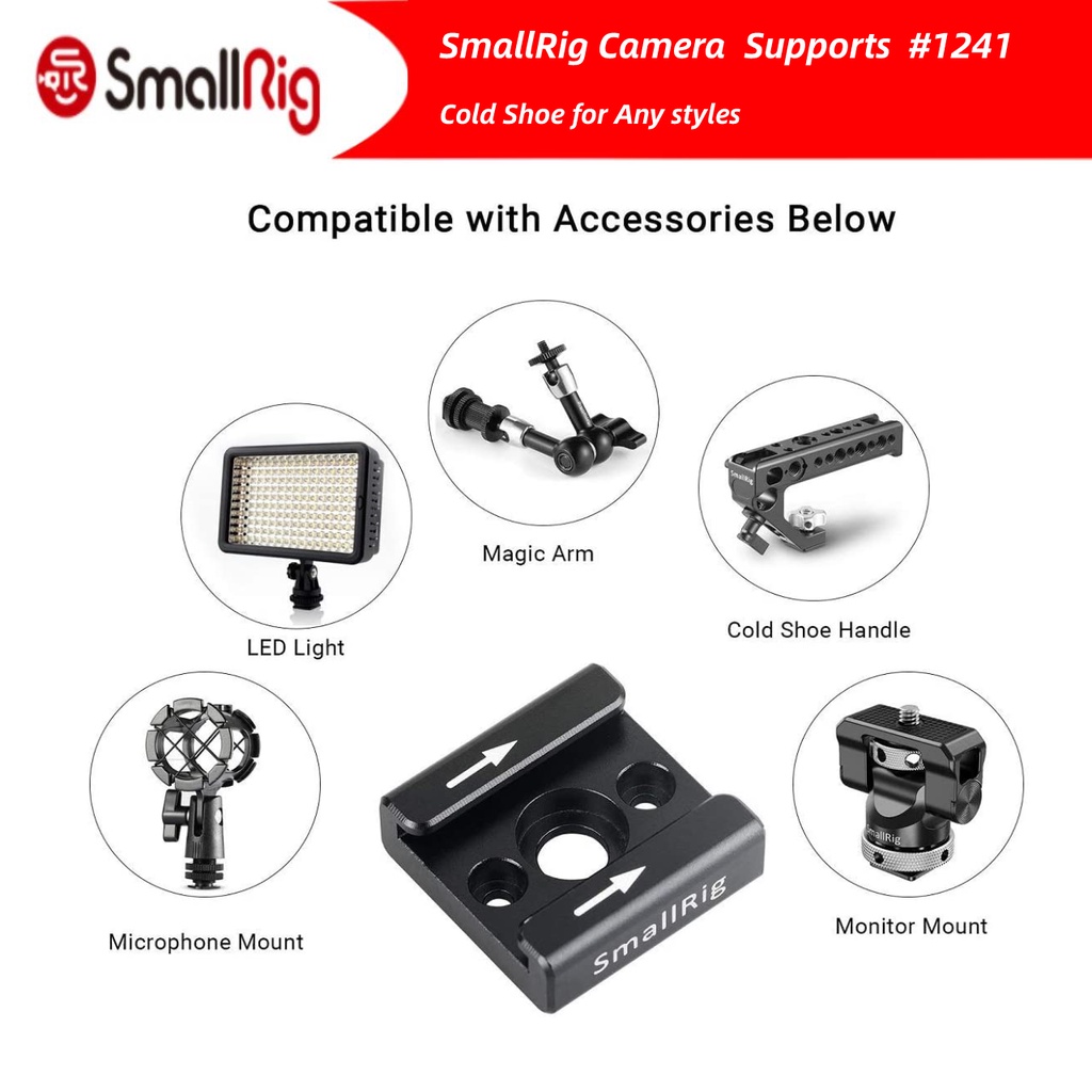 SmallRig Camera Cold Shoe 1241 | Shopee Thailand