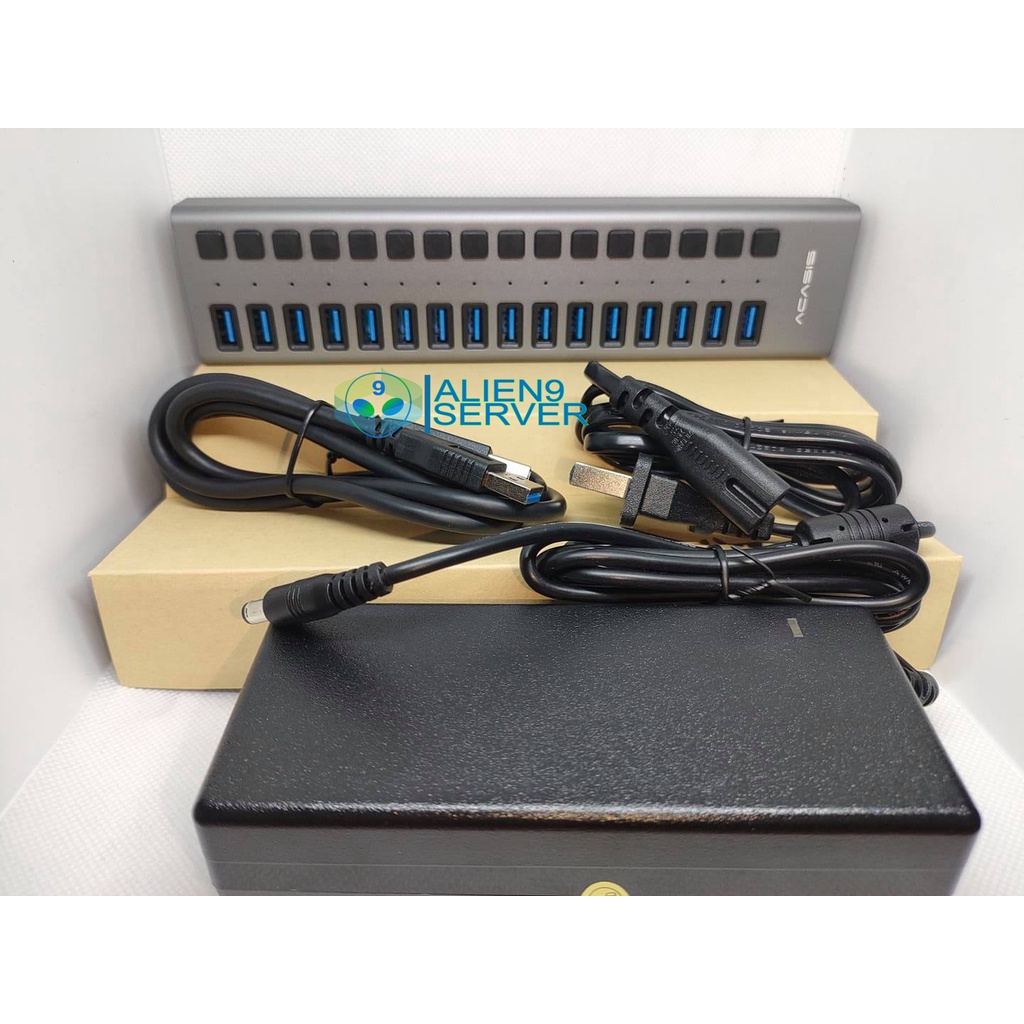 USB HUB 3.0 16 Port อุปกรณ์เสริมสำหรับคอมพิวเตอร์ | Shopee Thailand