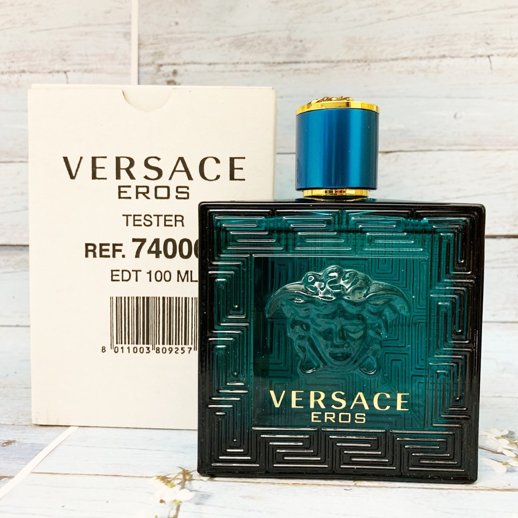 VERSACE EROS EDT 100ml (Tester Box รุ่นเทสเตอร์กล่องน้ำตาล) | Shopee ...