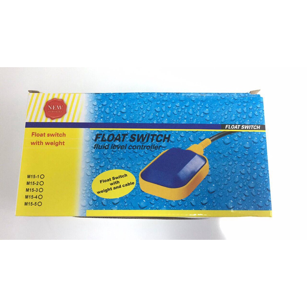 สวิตซ์ลูกลอยไฟฟ้า Float Switch ลูกลอยไฟฟ้า ยีห้อ Supertec รุ่น ST-FS สายไฟยาว 3เมตร ใช้กับปั๊ม ...