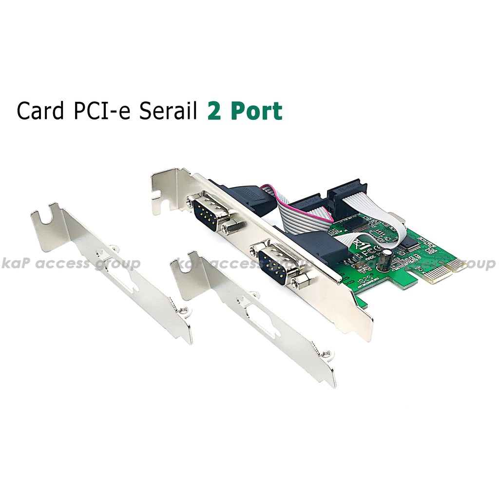 Card PCI Express X1 Serial DB9 RS232 ซีเรียล2 Port | Shopee Thailand