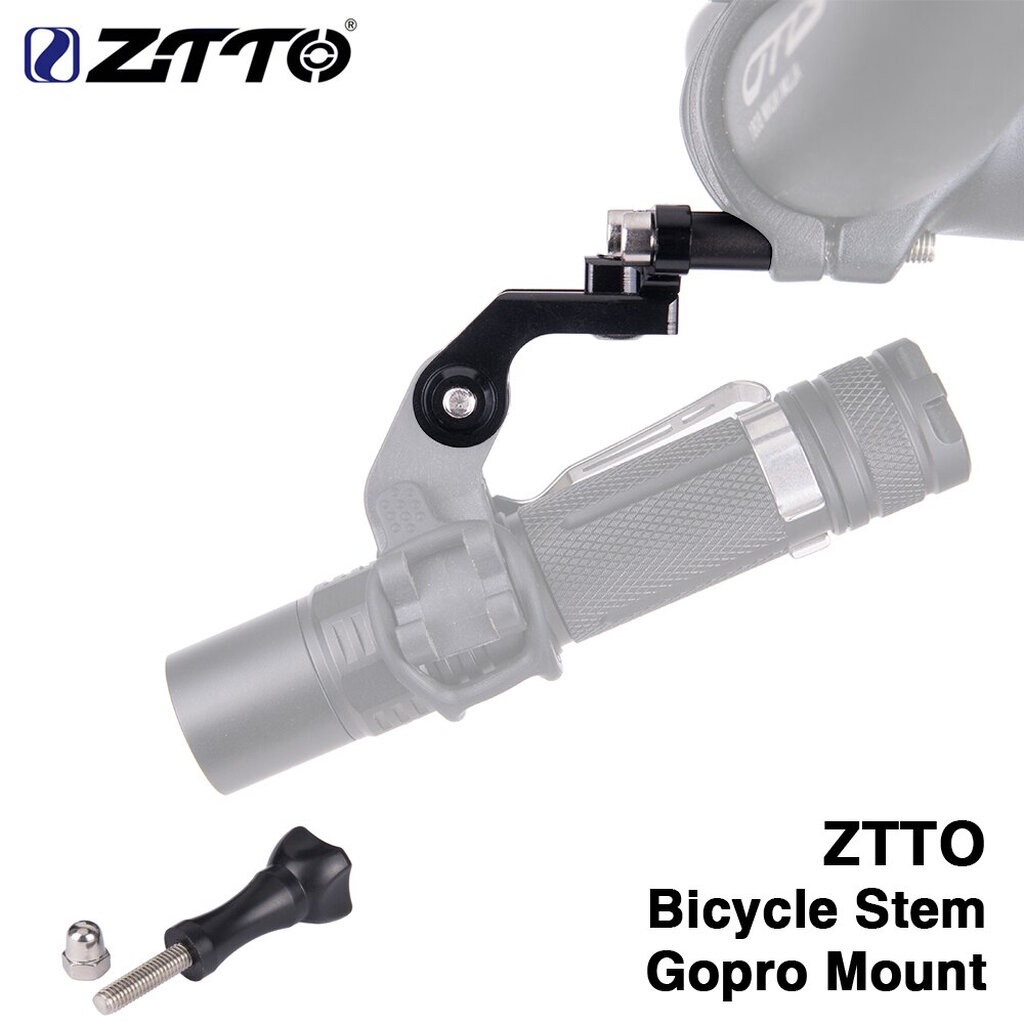 เมาส์ติดสเต็ม ติดกล้อง จักรยาน ZTTO Bicycle Stem Gopro Mount Go pro ...