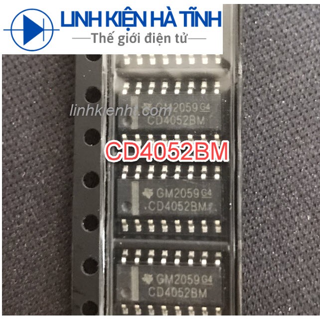 2 หมายเลข IC CD4052 CD4052BM 4052 SOP-16 ( วาง ) | Shopee Thailand