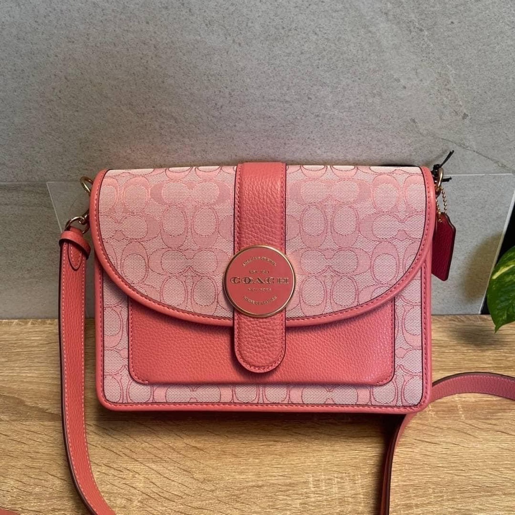 COACH C8307 LONNIE CROSSBODY IN SIGNATURE JACQUARD | Shopee Thailand