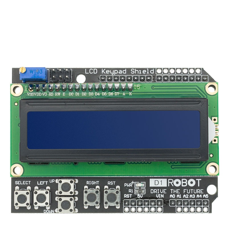 โล่คีย์บอร์ด LCD 1602 1602 สําหรับ Arduino ATMEGA328 ATMEGA2560 Raspberry PI UNO 1 ชิ้น | Shopee ...