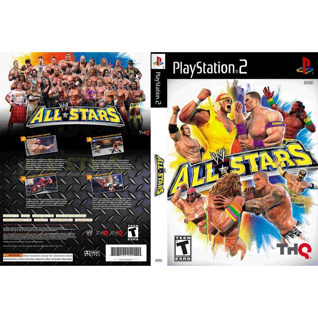 แผ่นเกมส์ PS2 WWE All-Stars คุณภาพ ส่งไว (DVD) | Shopee Thailand