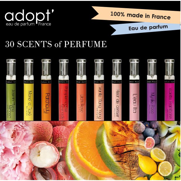 Gift Set 4 ขวด กลิ่่นหายดี น้ำหอม adopt perfume นำเข้าจากฝรั่งเศส ...