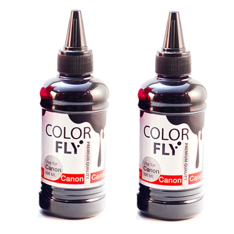 ColorFly หมึกเติม canon เกรดA สีดำ 100ml. * 2ขวด(black) | Shopee Thailand