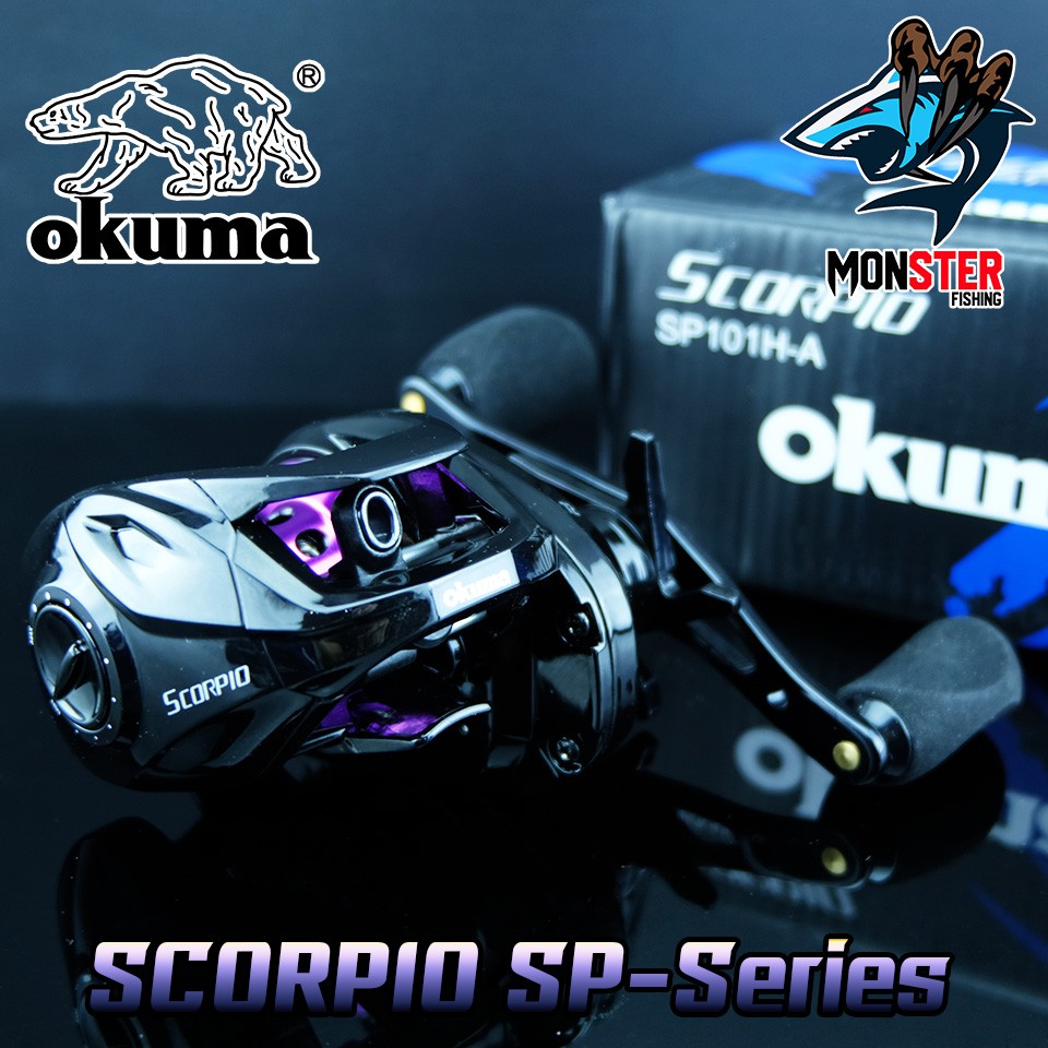 รอกหยดน้ำ OKUMA SCORPIO SP-100H-A/SP-101H-A (มีทั้งหมุนขวาและหมุนซ้าย ...