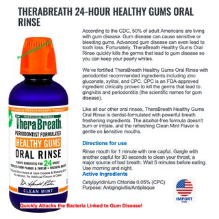 THERABREATH 24-HOUR HEALTHY GUMS ORAL RINSE Thera Breath - Healthy Gums ...