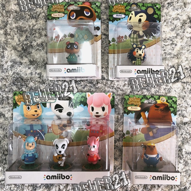 แท้ พร้อมส่ง Nintendo® Amiibo Animal Crossing Figure (ภาพถ่ายสินค้าจริง ...