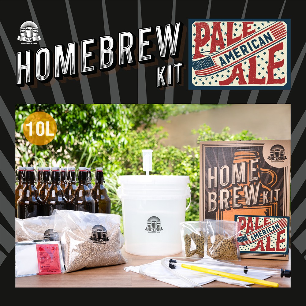 WAS HOMEBREW KIT Pale Ale 10Liters วอส โฮมบรูวคิท 10ลิตร ชุดเริ่มต้น ...