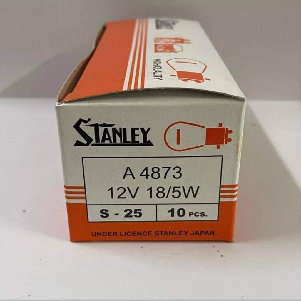 หลอดไฟ STANLEY 12V 18/5W A4873 หลอดไฟ A4873 รถมอเตอร์ไซค์ | Shopee Thailand