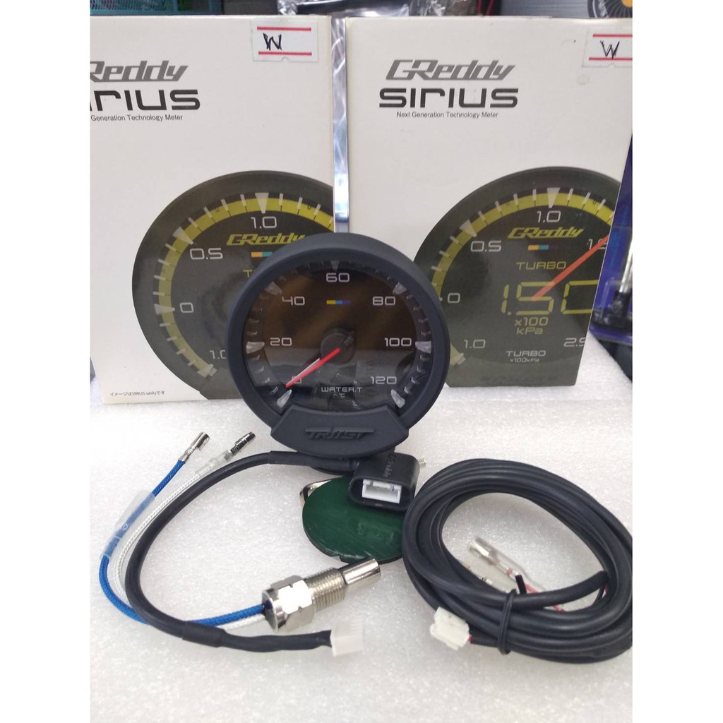 เกจวัดความร้อน Greddy Sirius ตัวใหญ่ 3นิ้ว รุ่นใหม่ล่าสุด สามารถวัด ...