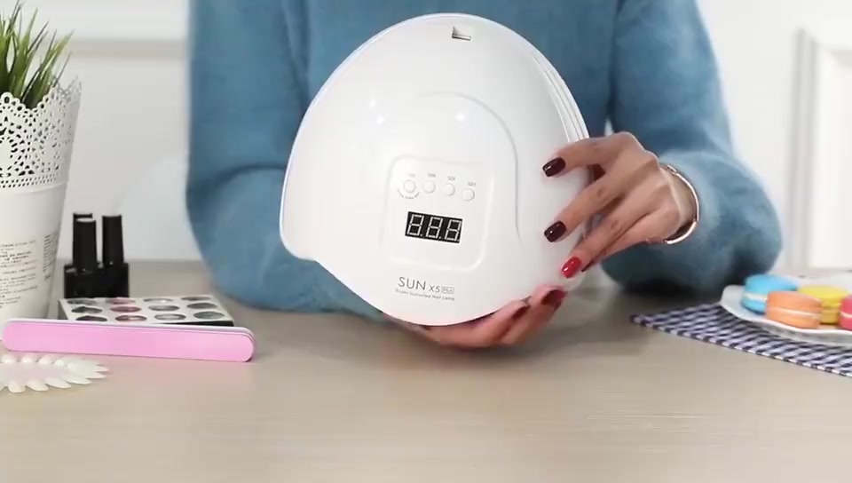 จัดส่งภายในวันเดียวกัน เครื่องอบเล็บ SUN X5 MAX เครื่องอบเล็บเจล 120 ...