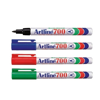 Artline ปากกาเคมี อาร์ทไลน์ EK-700 Marker หัวกลม 0.7 มม. (สีเหลือง ...