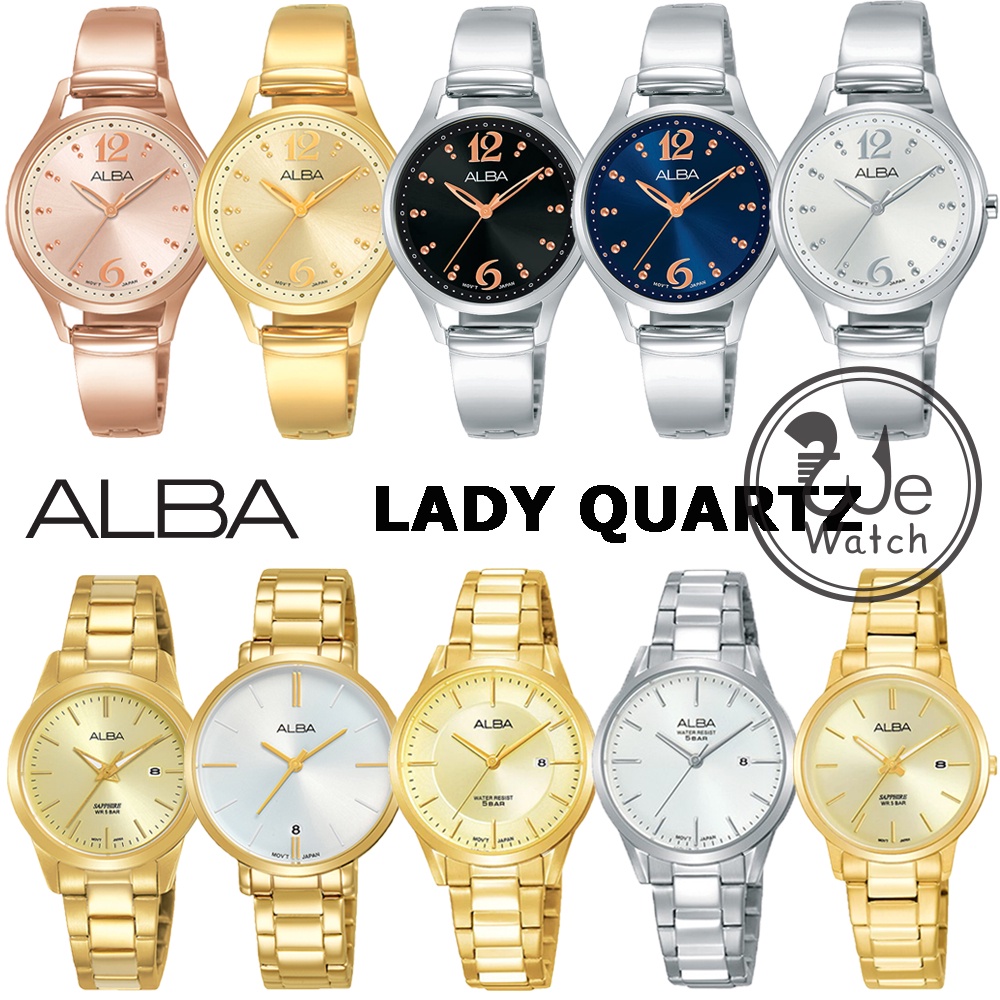 มีพร้อมส่ง ALBA QUARTZ LADY FASHION รุ่น AG8J60X AH7R36X AH7R48X ...