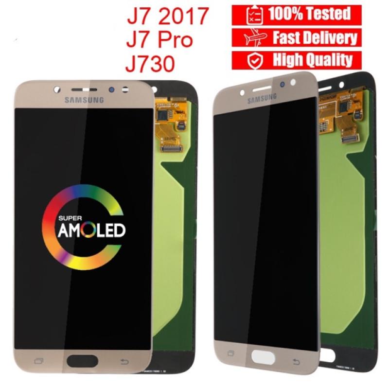 ที่ทดแทน Samsung J7 Pro 2017 J730 J730G/DS หน้าจอแสดงผล LCD AMOLED และ ...