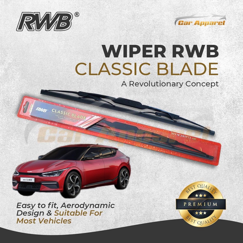 Rwb Classic Wiper Kia EV6 EV 6 / กระจกบังลม Kia EV6 2 ชิ้น | Shopee ...