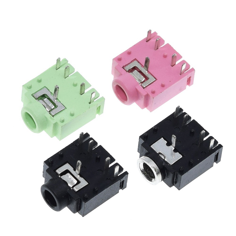 Pj - 307 Pj307 แจ็คซ็อกเก็ตเชื่อมต่อเสียงสเตอริโอ 3 . 5 มม . Pcb 3 F07 ...