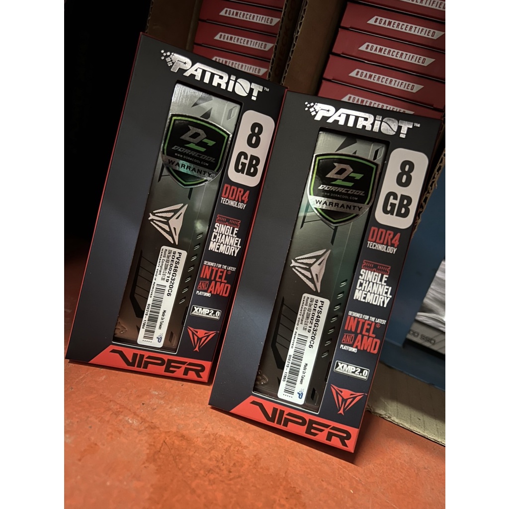 แรม พีซี Patriot Ram Viper Steel DDR4 8GB (1 x 8GB) 3200MHz Single ...