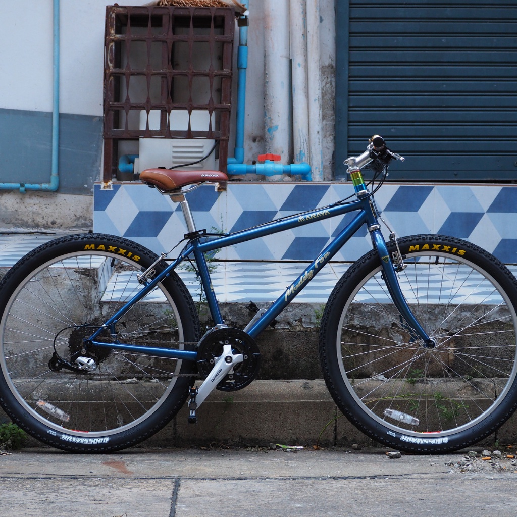 เฟรมจักรยาน Araya Muddy Fox MF6 Frame set Blue 26"/27.5" | Shopee Thailand