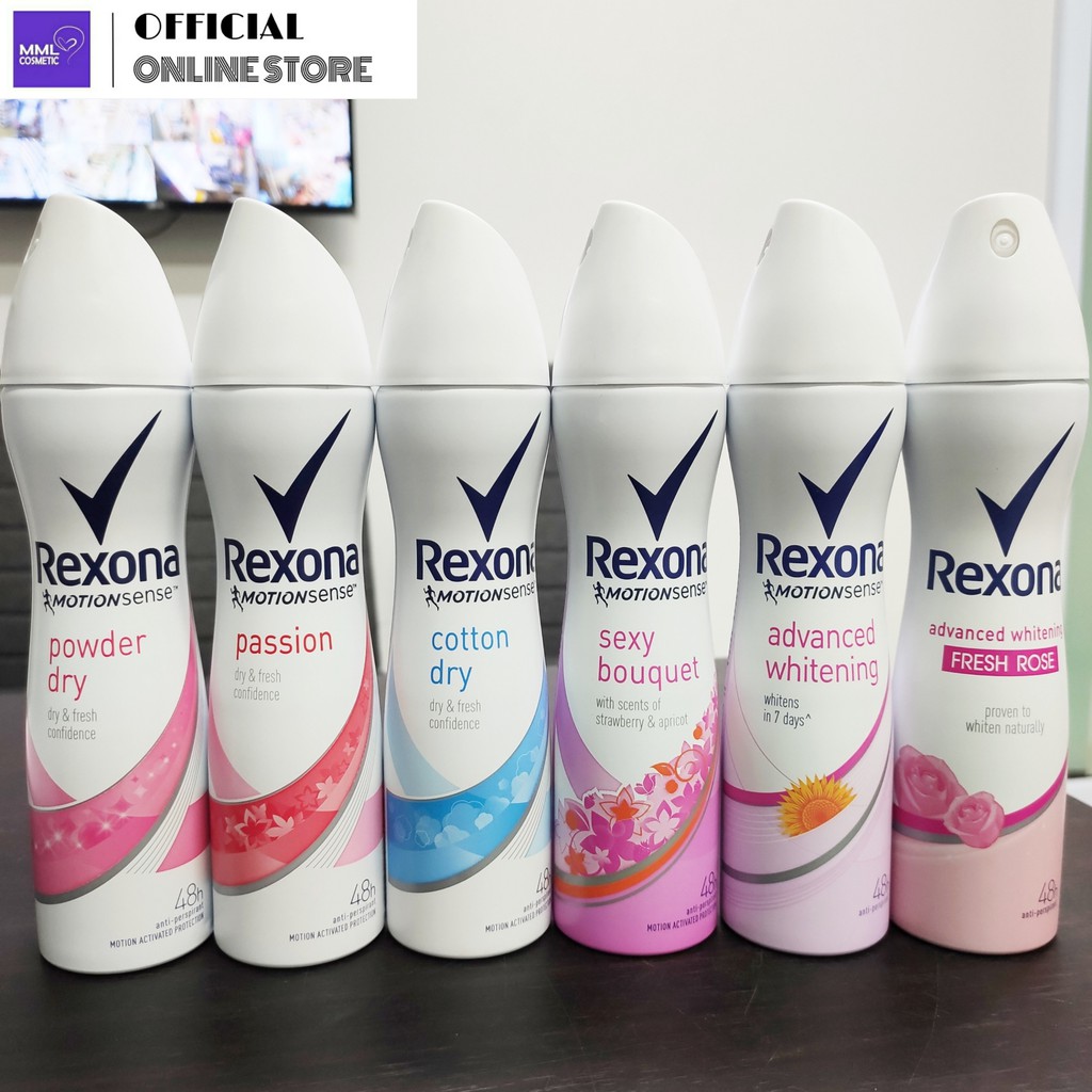 Rexona เรโซน่า สเปรย์ ระงับกลิ่นกาย 150มล. มีให้เลือก6สูตร | Shopee ...