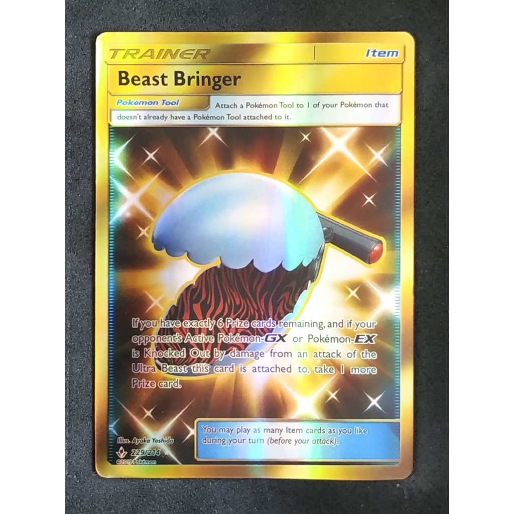 Beast Bringer Items 229/214 Pokemon Card (Matt Shadow Series) ภาษา ...