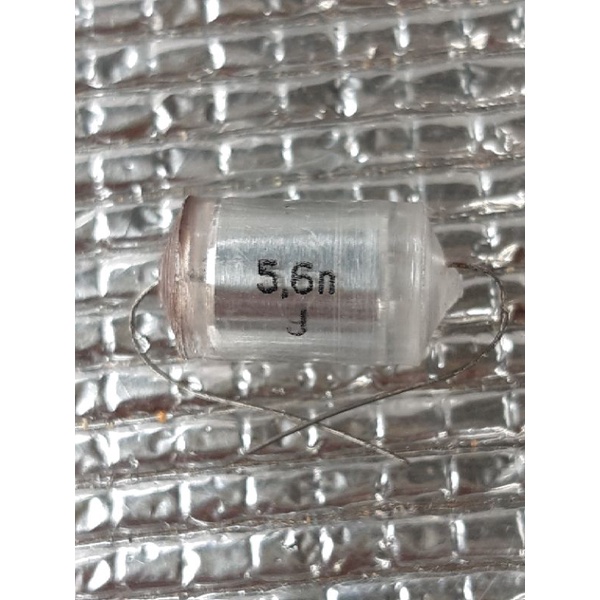 Evox 0.0056uf 5.6nf 562 630v (ราคา2ตัว) Polystyrene Capacitor ตัวเก็บ ...