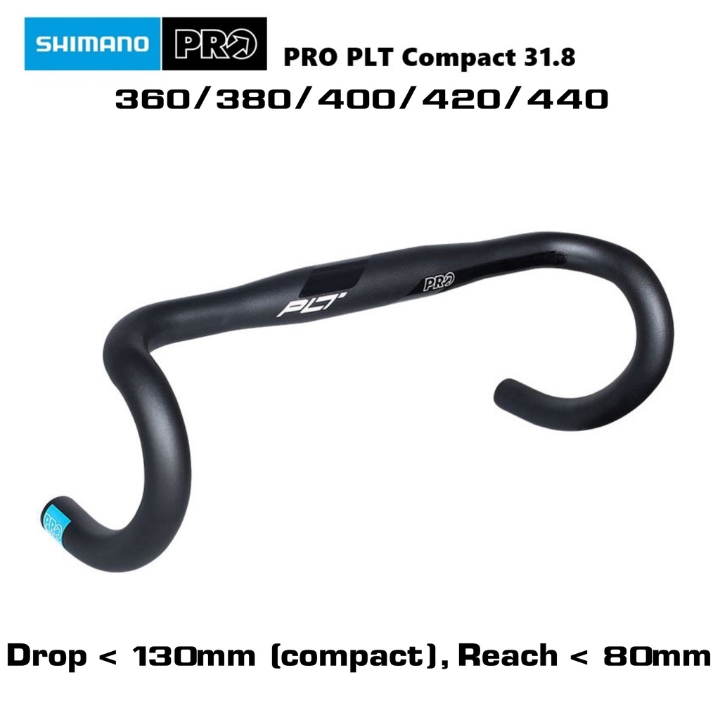 แฮนด์จักรยานเสือหมอบ SHIMANO PRO PLT COMPACT | Shopee Thailand